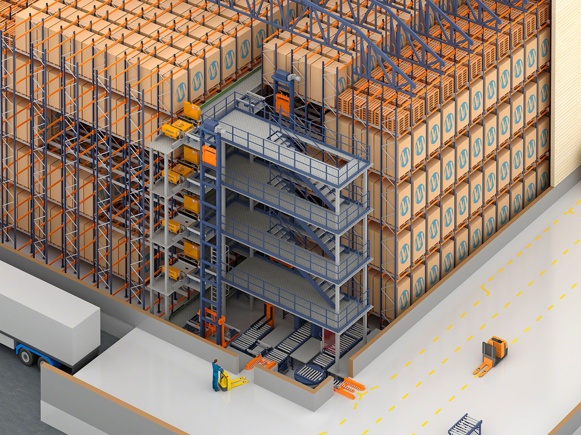 Automated Pallet Shuttle - Mecalux.co.za