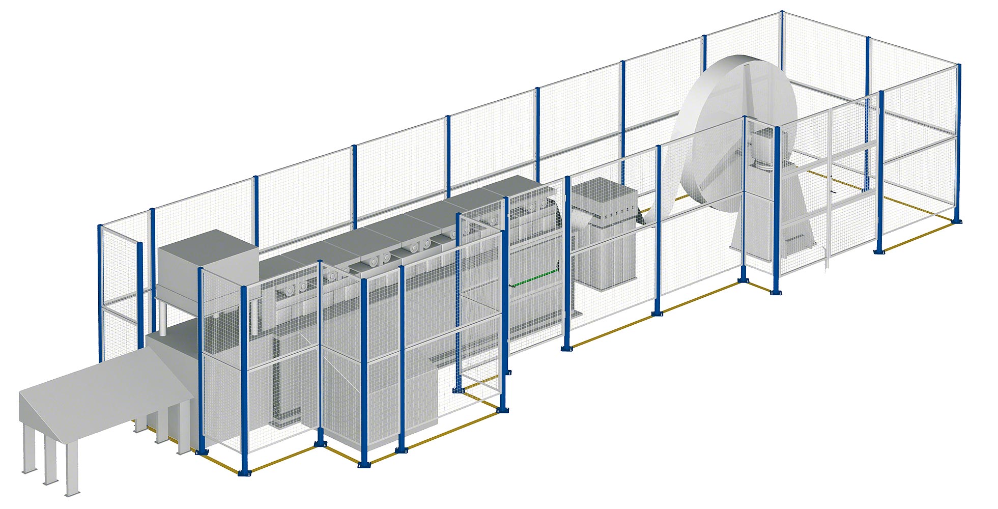 Modular safety enclosures | Other systems | www.mecalux.co.za